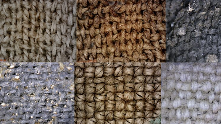 Early Bronze Age Textiles Woven Yarn Spliced Plant Fibers - Yenra